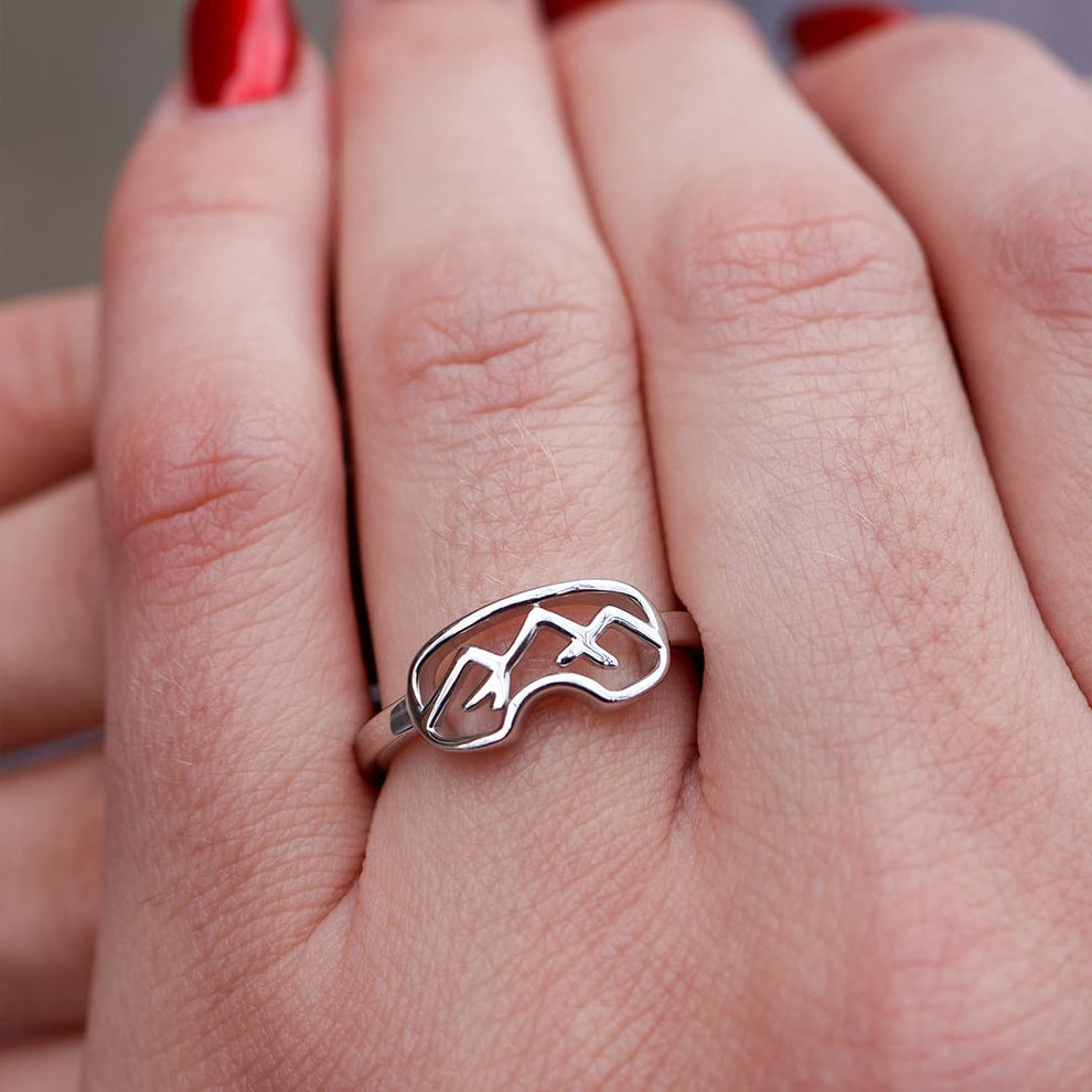 Sterling Silver Ski Goggles Necklace – 2024 Design | Park City Jewelers