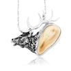 Elk Head Ivory Tooth Pendant – Park City Jewelers