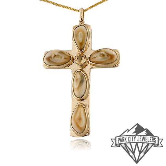 Five Elk Ivory Cross Necklace – Park City Jewelers