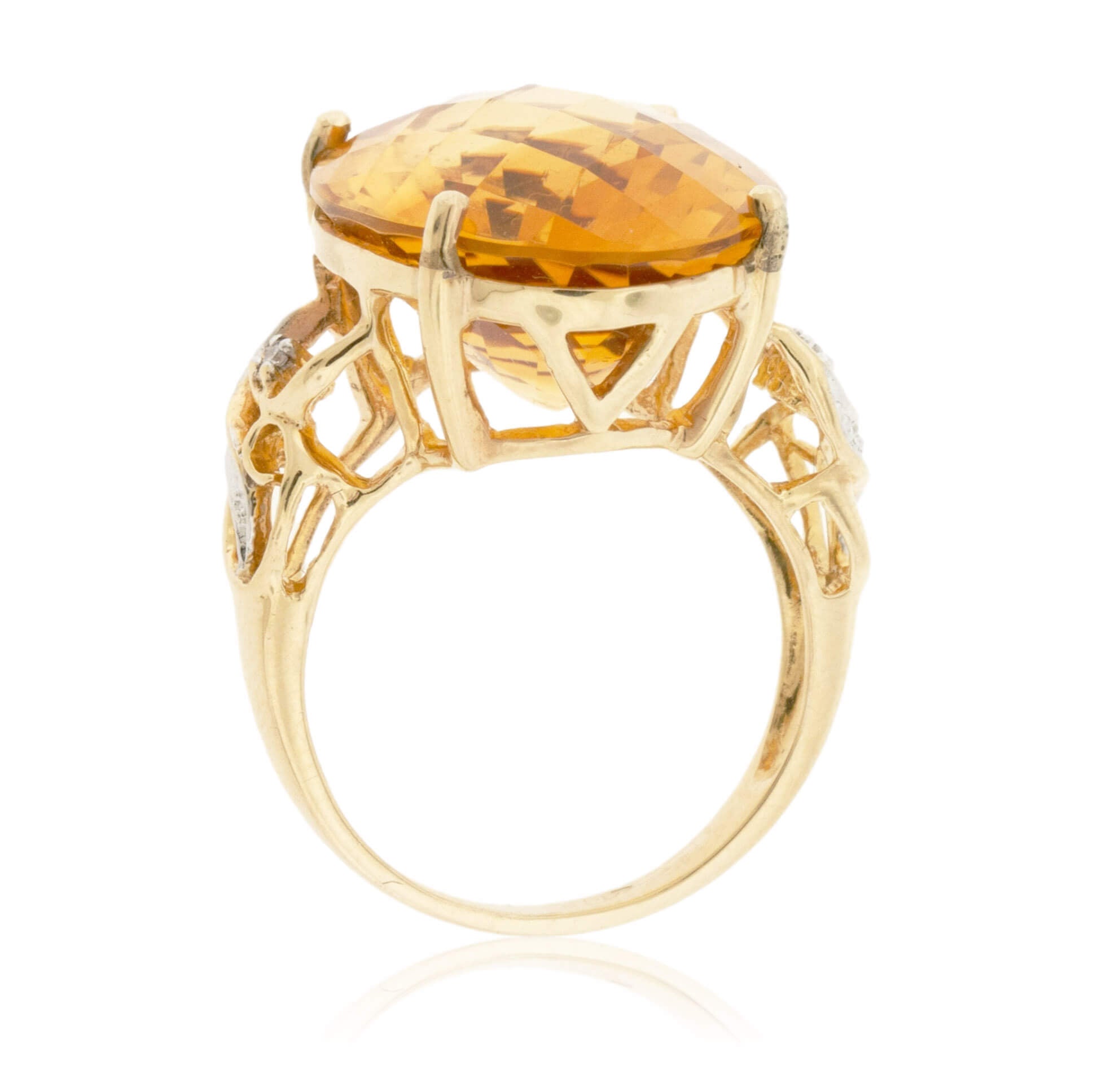 Large citrine ring store